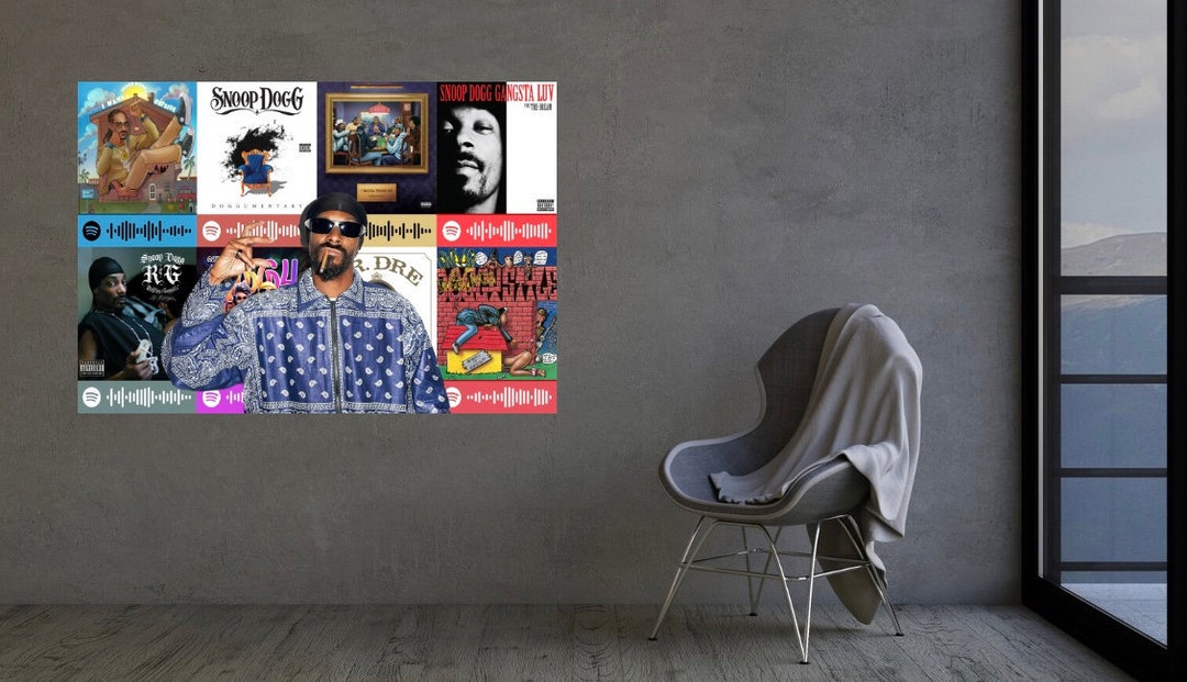 Snoop Dog Album Cover Collage Poster - Etsy