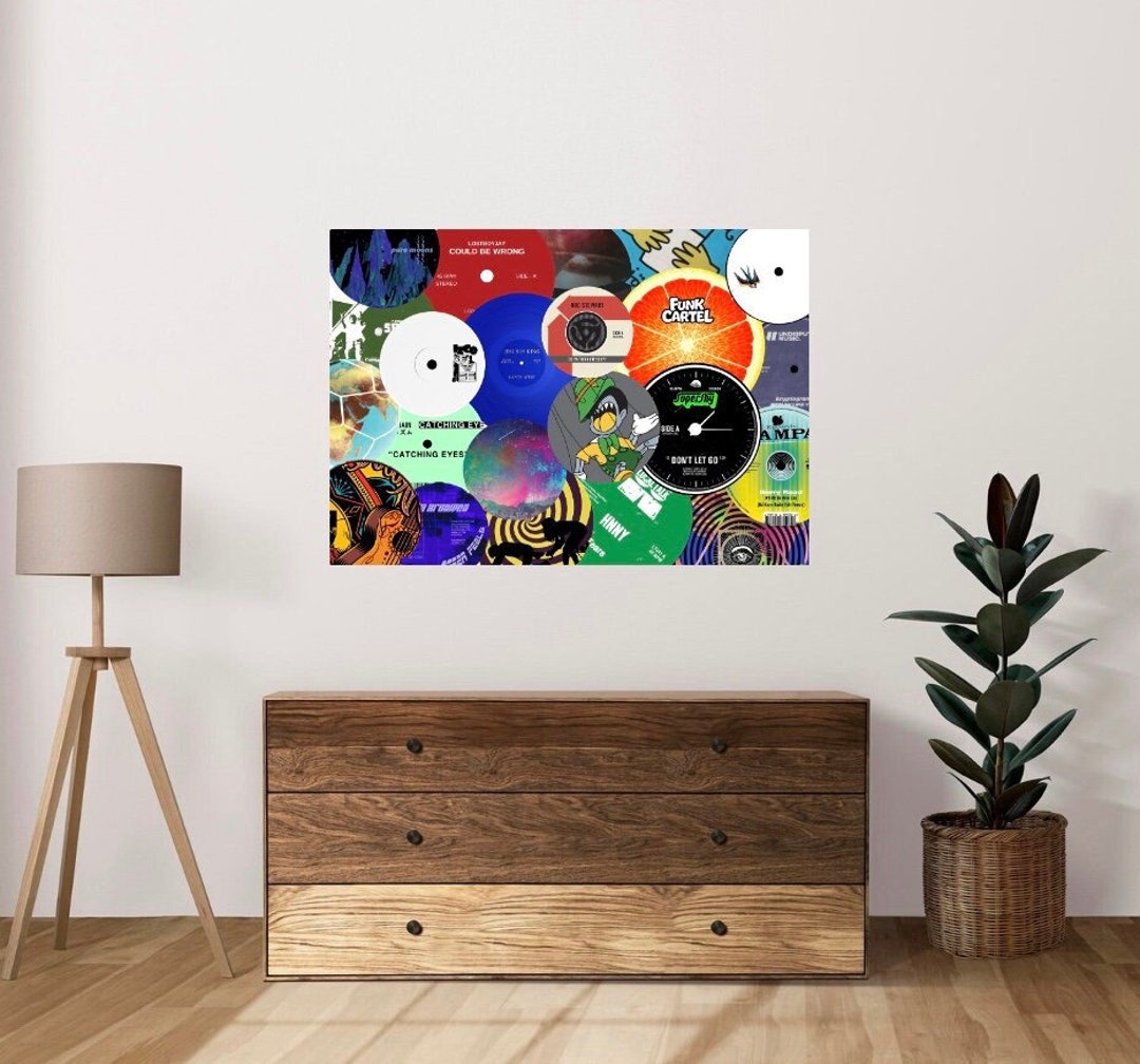 Album Cover Collage Wall Poster - Etsy