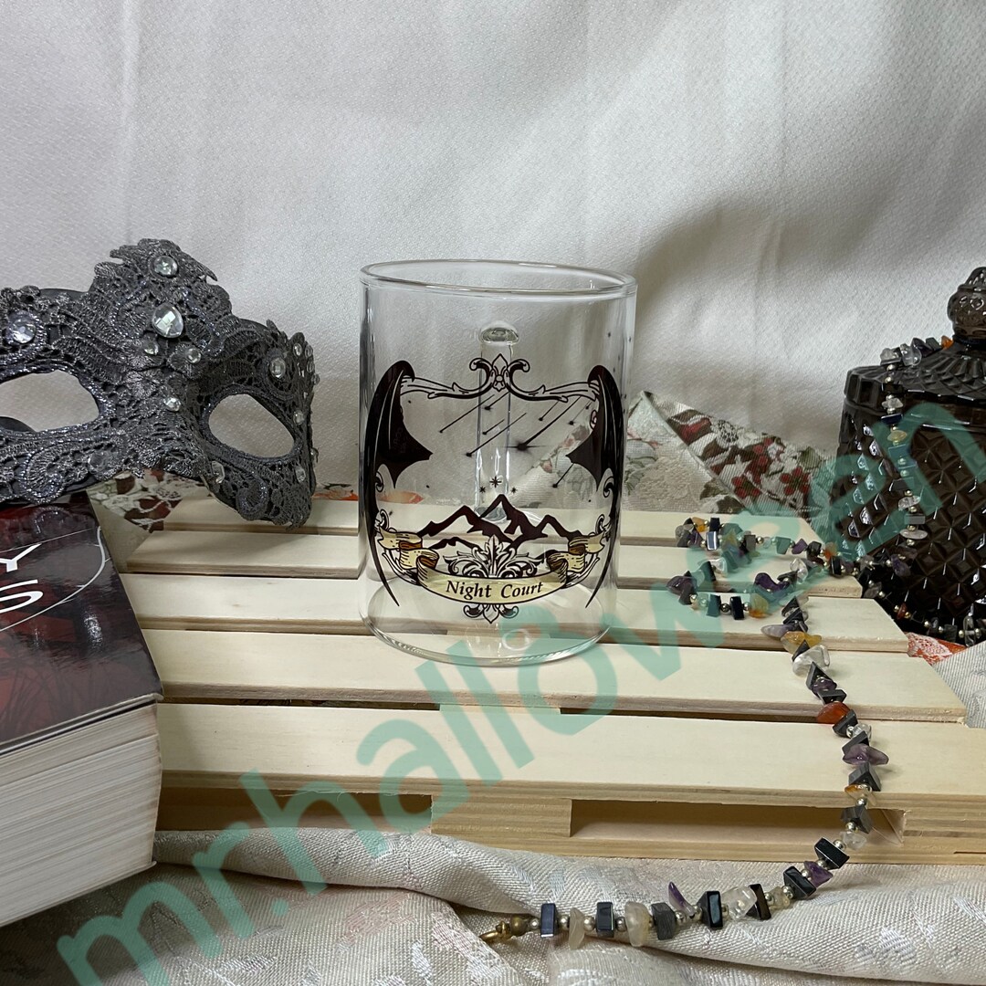 Acotar Mug, Night Court, Acotar, 12 0z Glass Mug, Sublimation Mug ...