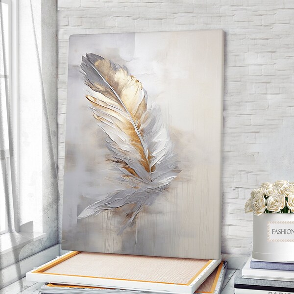 Large Feather Art - Etsy