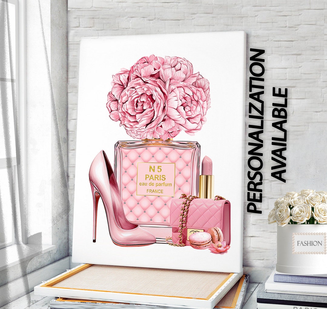Perfume Bottle Fashion Wall Art Canvas Perfume Print Fashion Poster ...