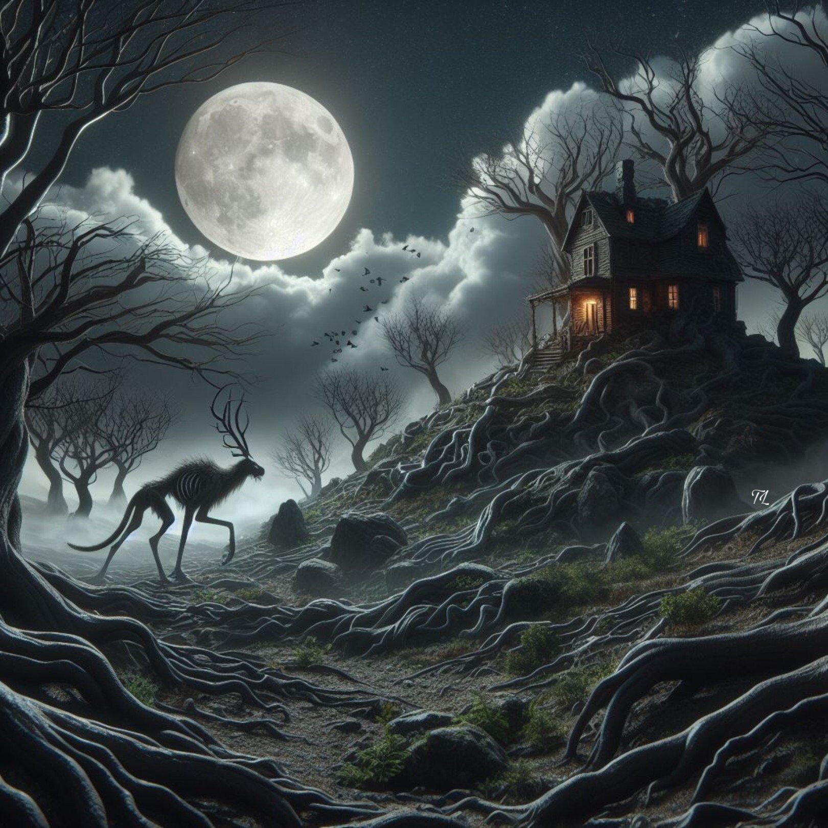 Night of the Wendigo Motion Wallpaper - Etsy