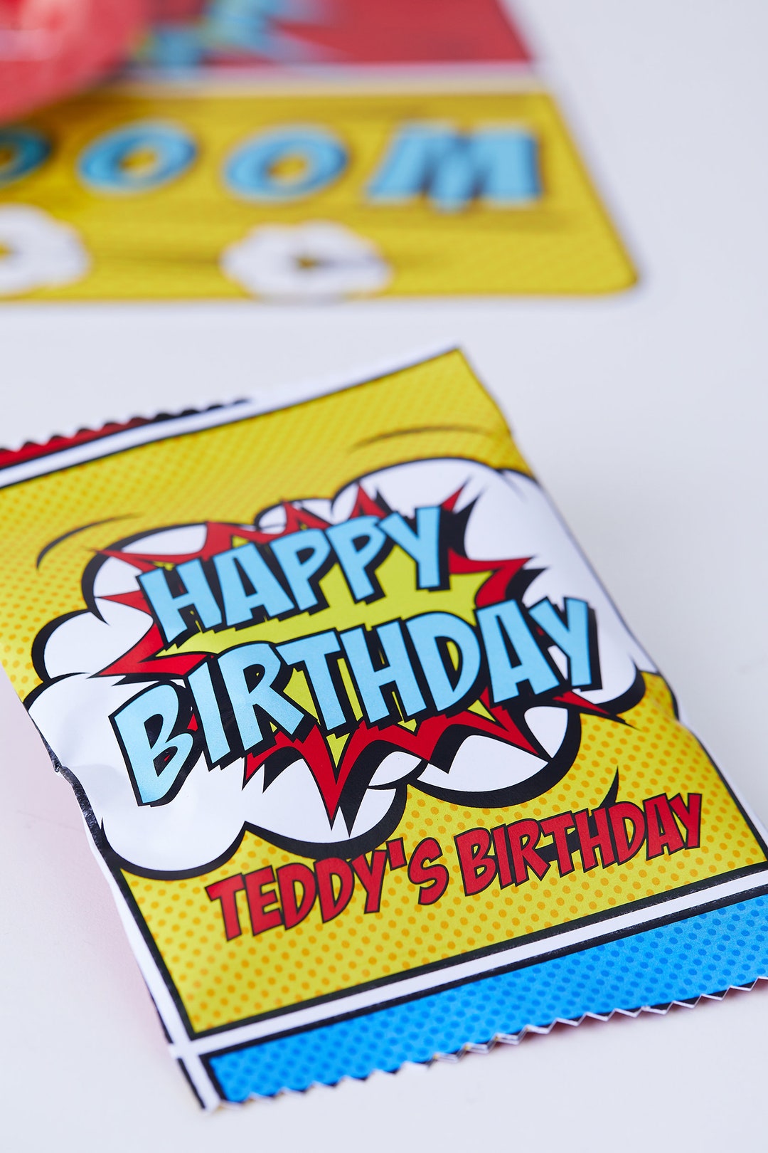 Personalised COMIC Snack Pack Pack of 2 - Etsy