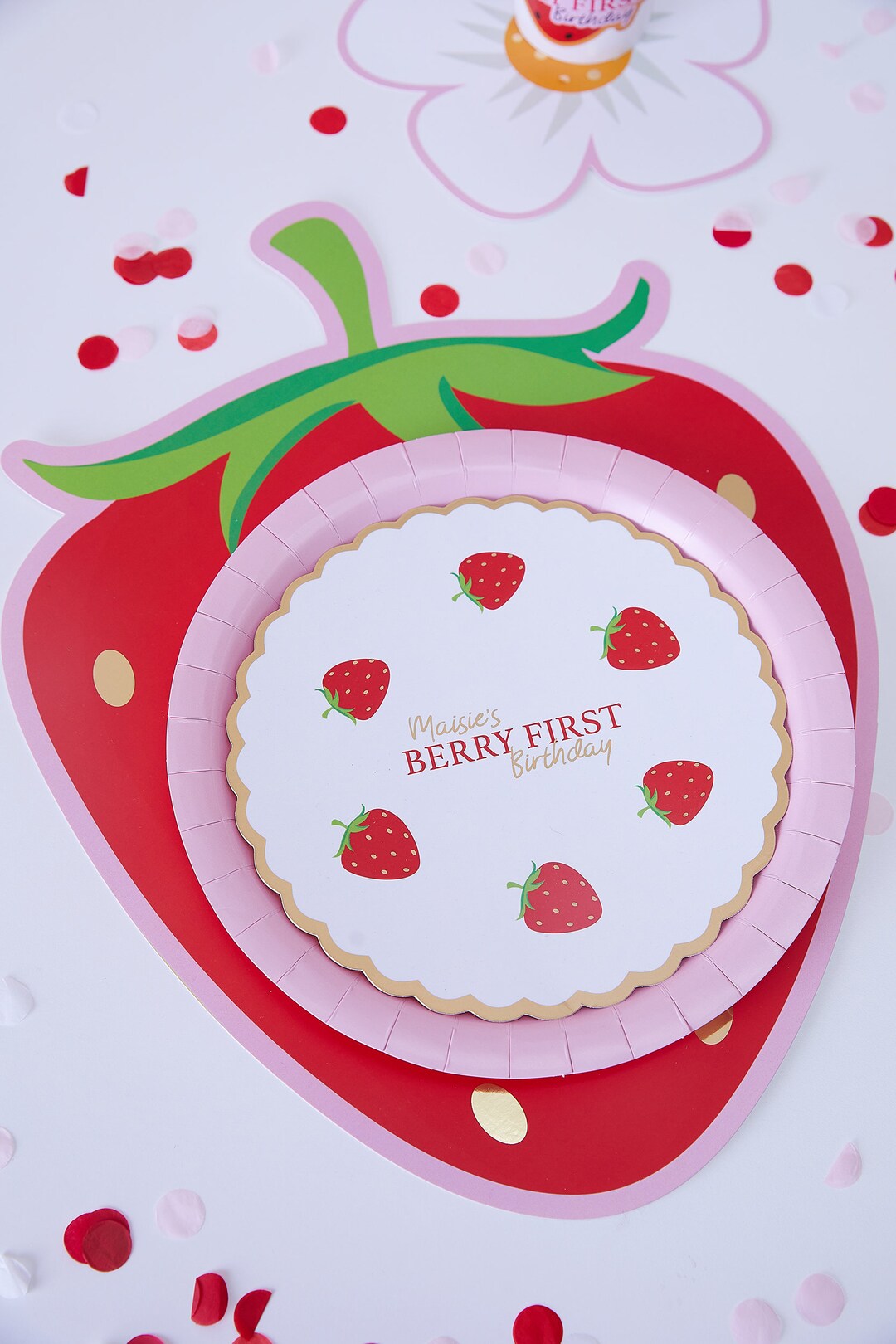 Personalised BERRY - 2 Piece Place Setting - Etsy