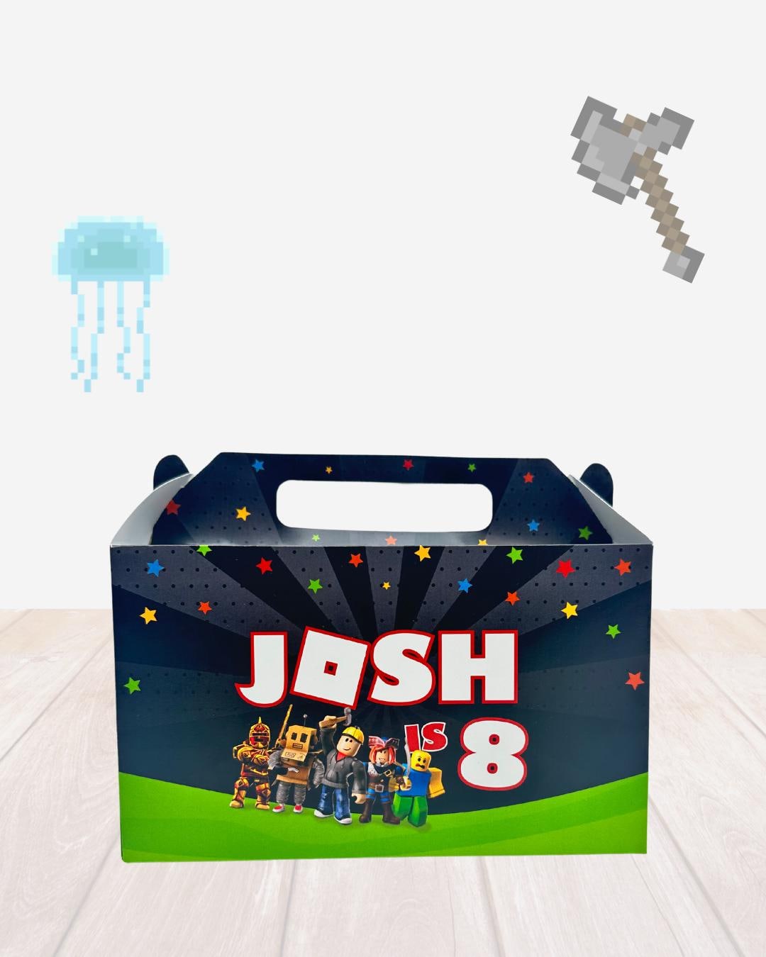 Personalised Roblox - Party Box - Etsy UK