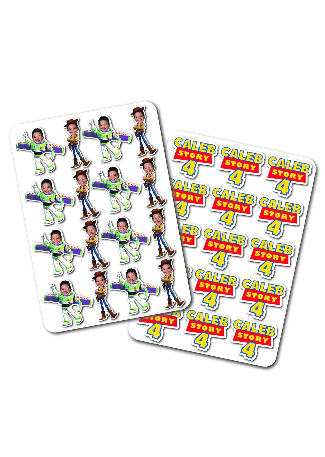Personalised TOY STORY Sticker Pack - Etsy