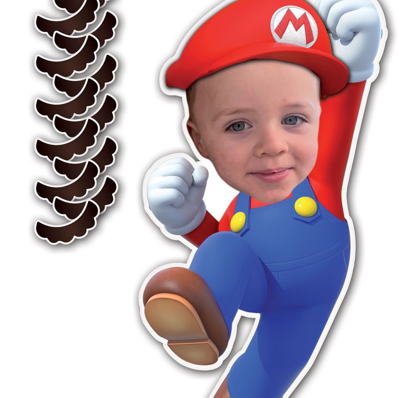 Mario Mustache - Etsy