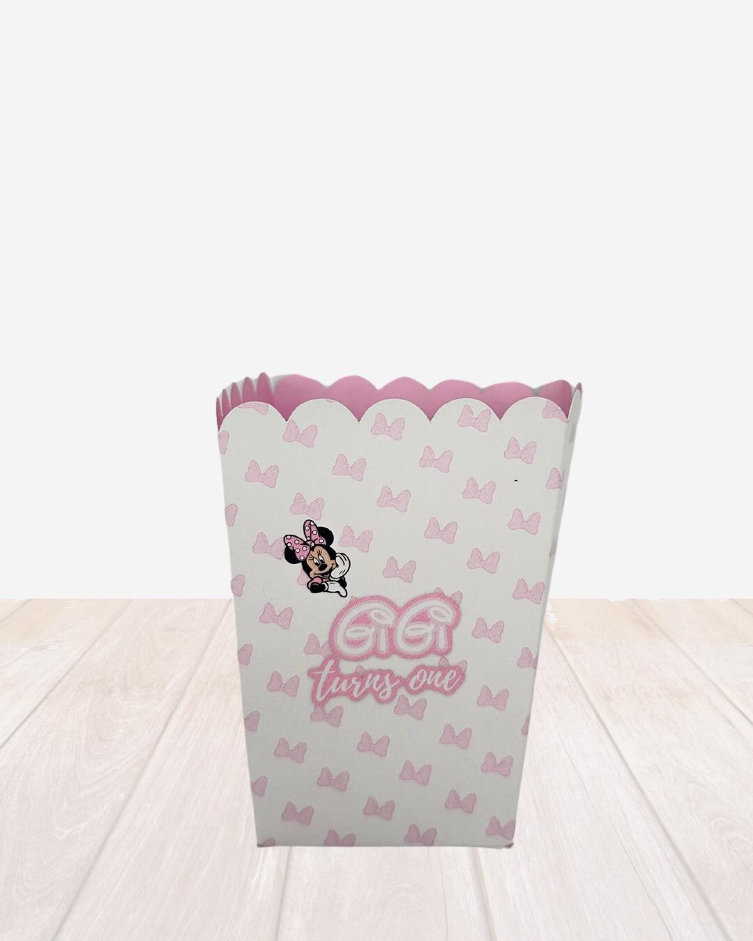 Personalised Minnieland - Popcorn Box - Etsy