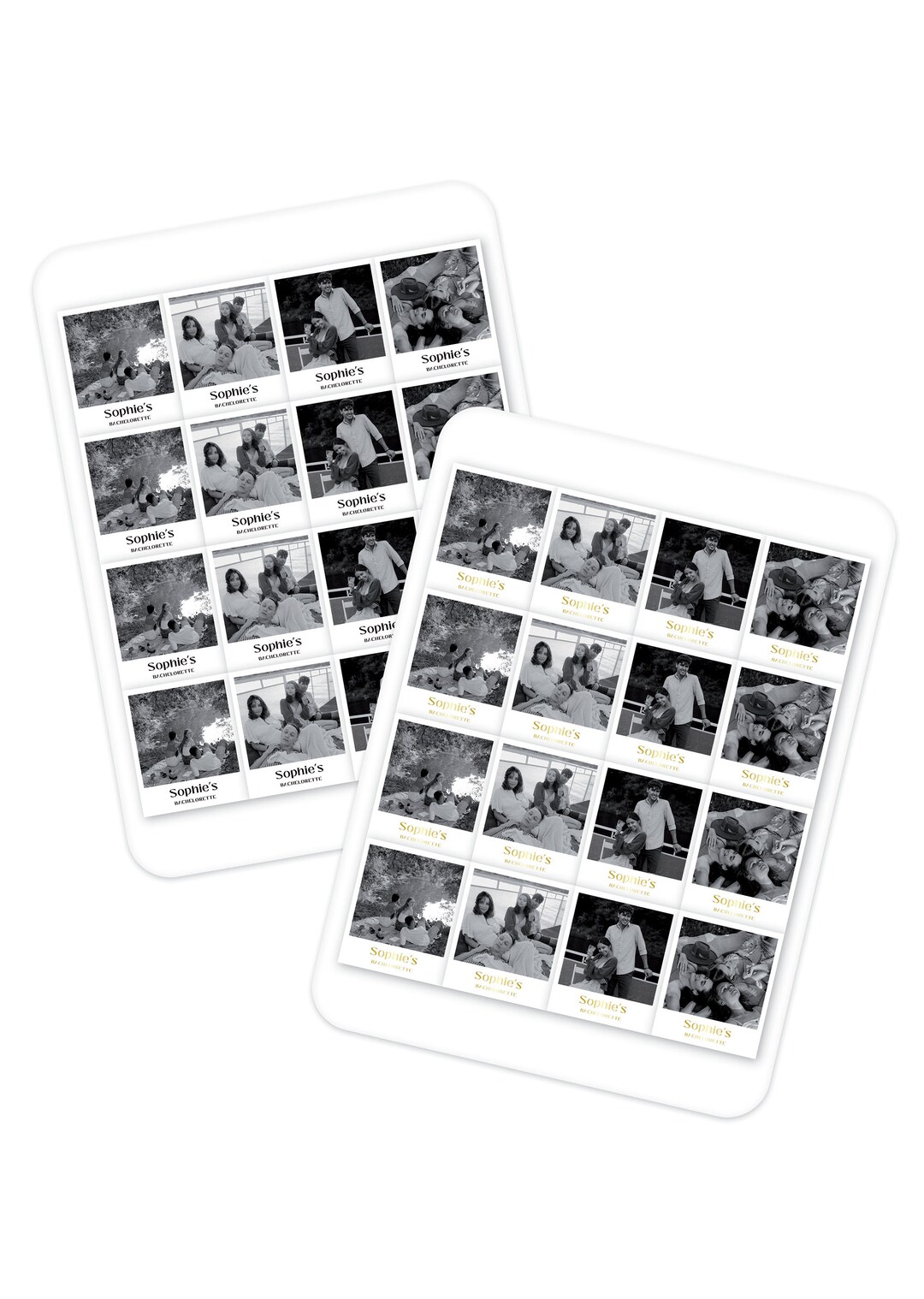 Personalised Polaroid - Sticker Pack - Etsy