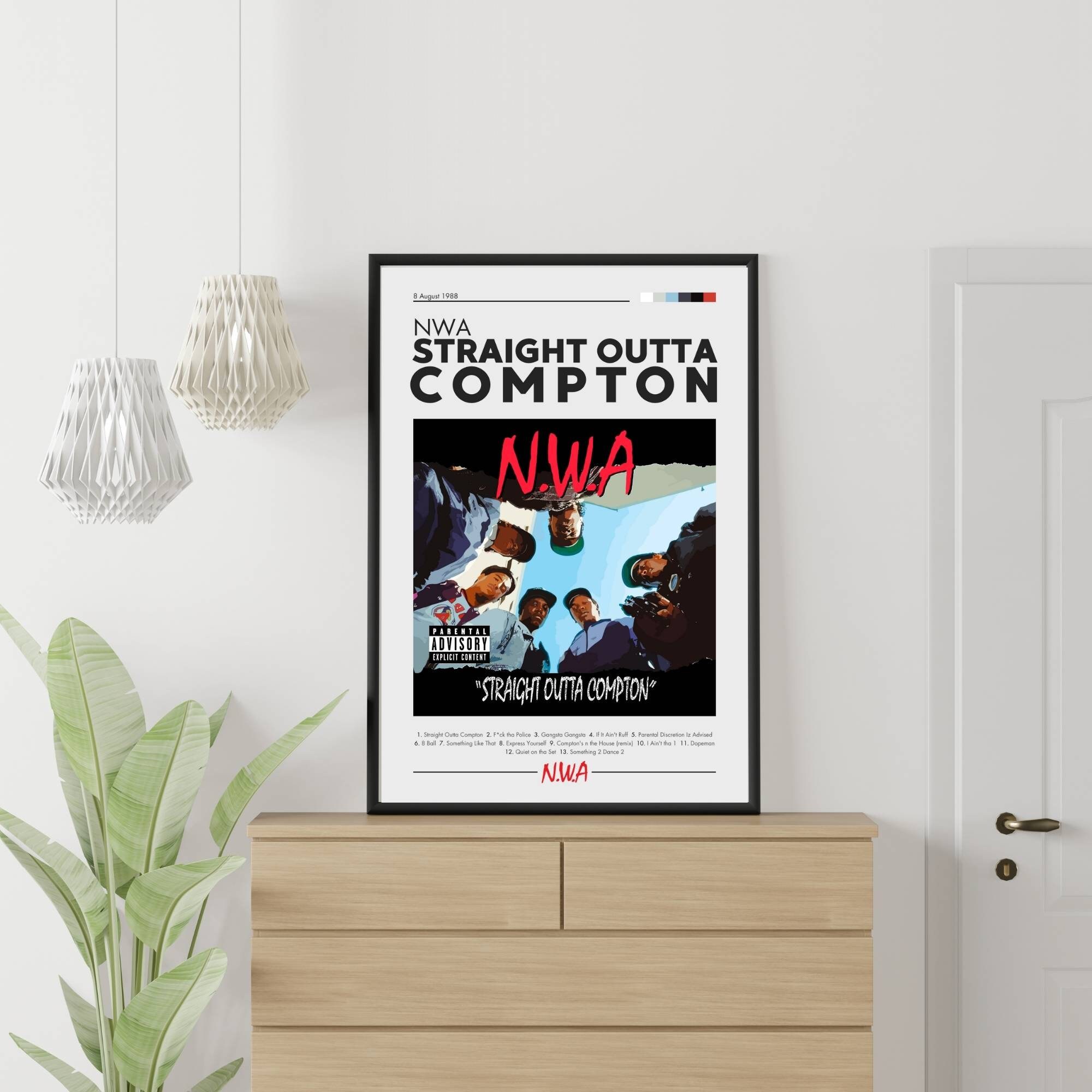 NWA Poster, Music Poster, Album Poster, NWA Print, Digital Download ...