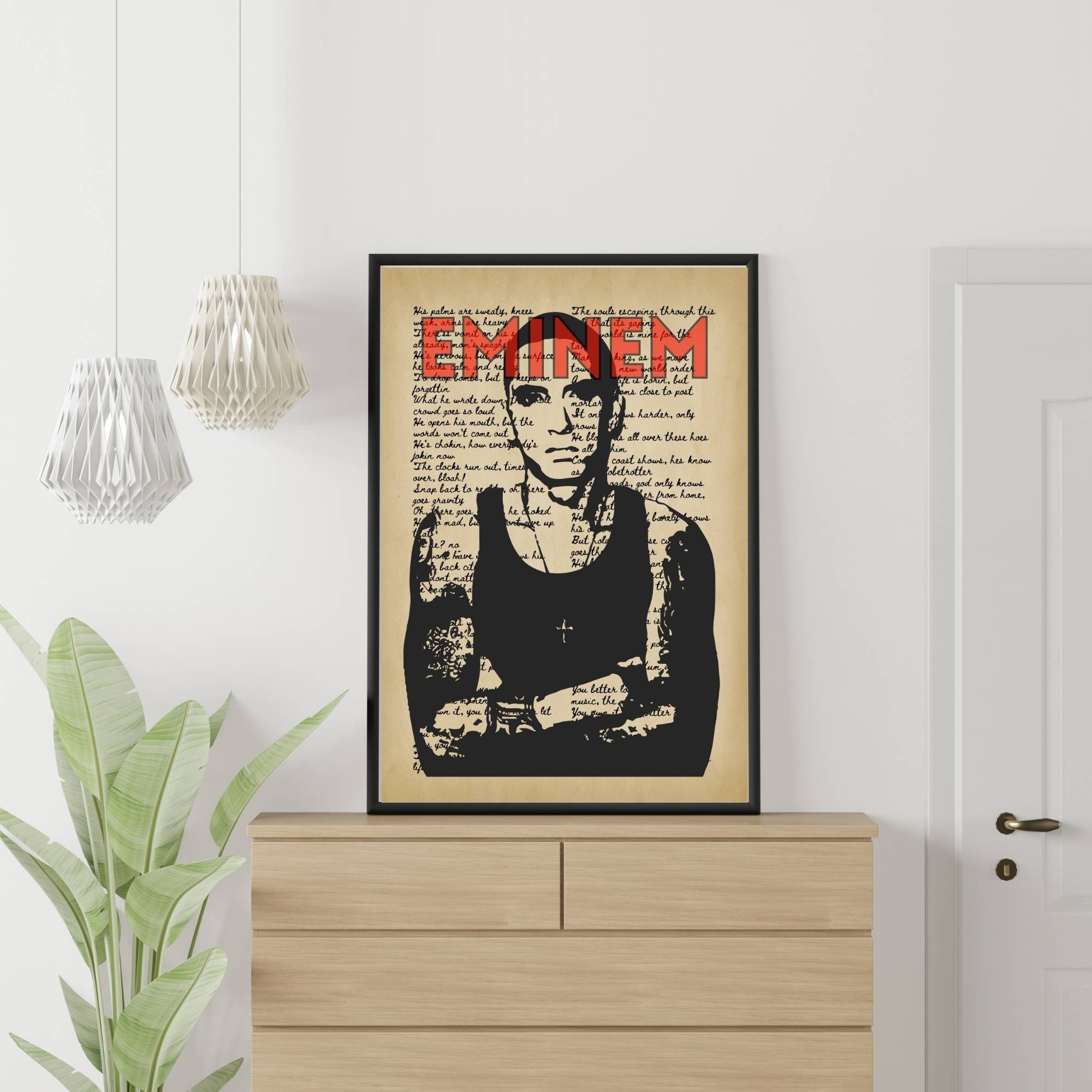 Eminem Print, Music Art, Eminem Poster, Music Poster, Music Print ...