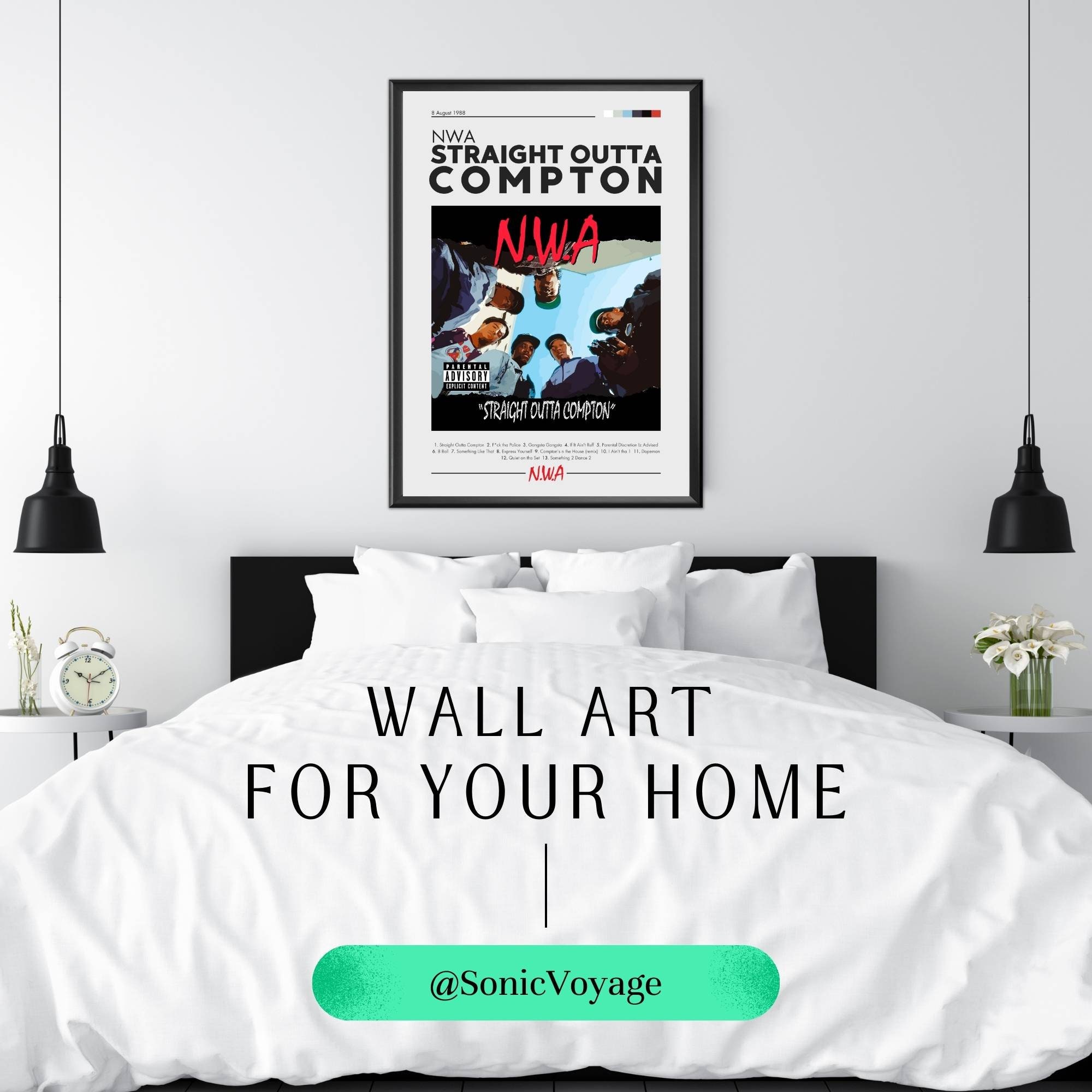 NWA Poster, Music Poster, Album Poster, NWA Print, Digital Download ...