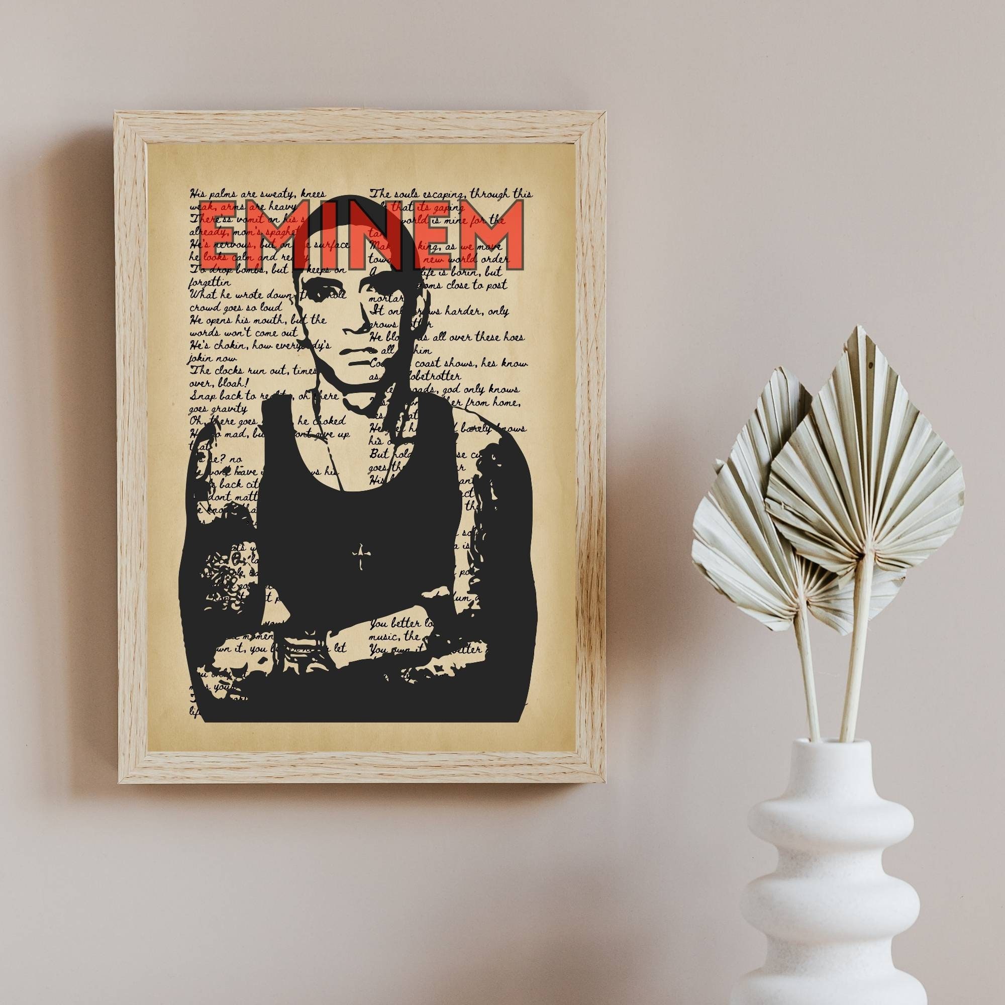 Eminem Print, Music Art, Eminem Poster, Music Poster, Music Print ...