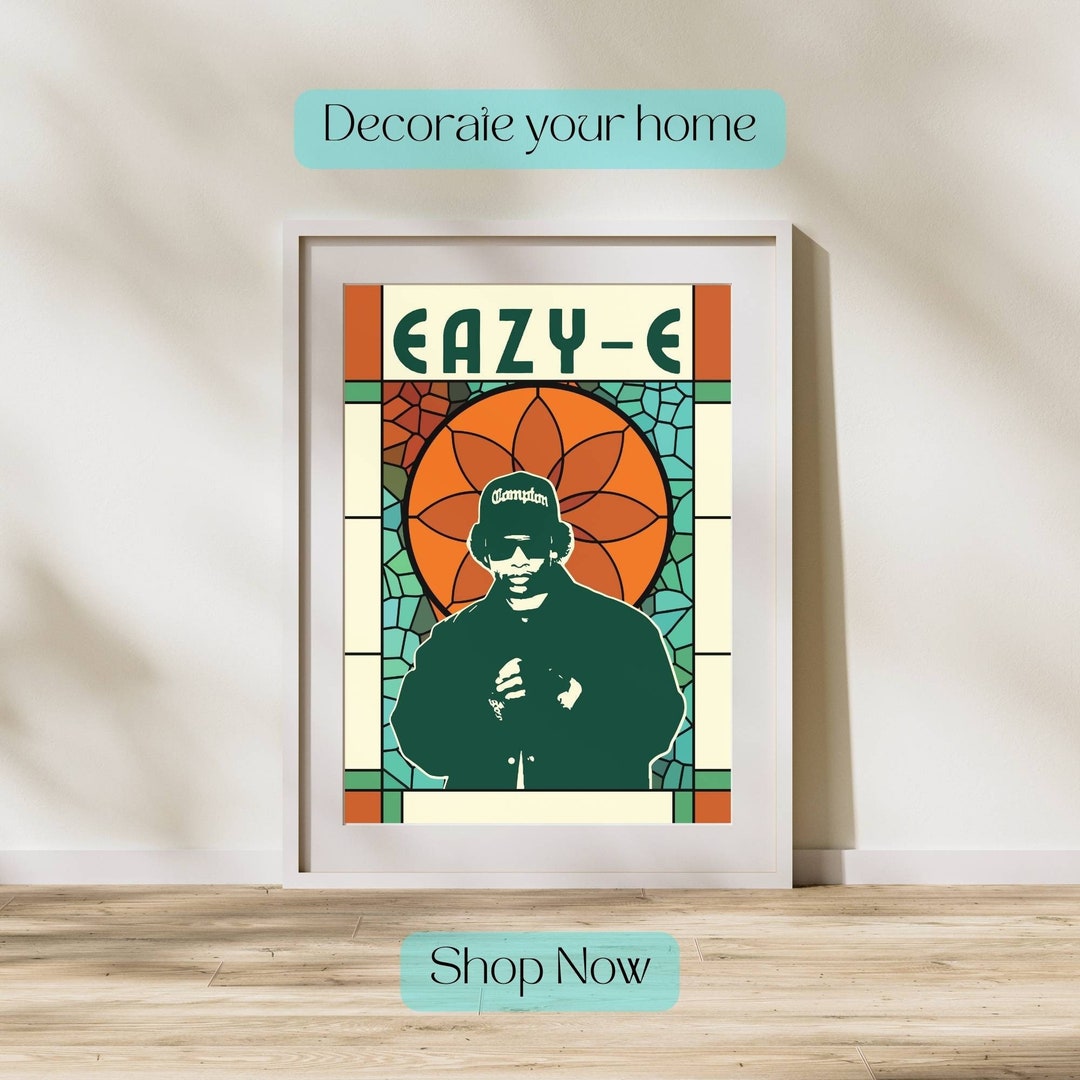 Eazy-e Poster, Music Poster, Eazy-e Print, Music Art, Music Print, NWA ...