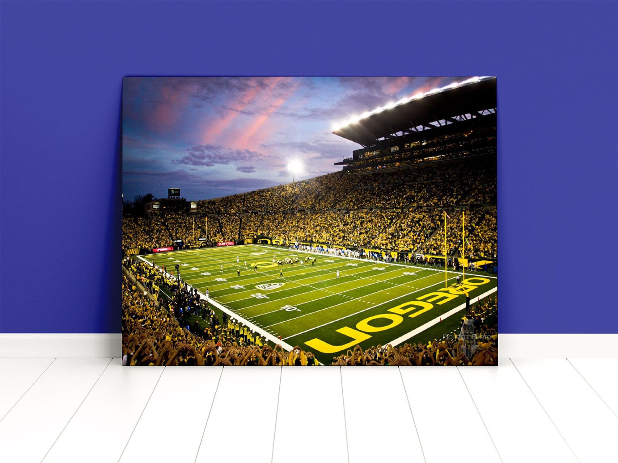 Autzen Stadium Canvas Wall Art, Oregon Autzen Stadium Wall Art, POSTER ...