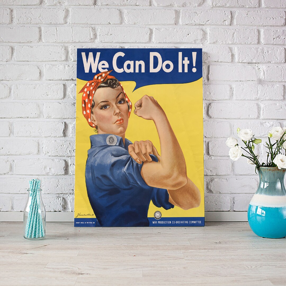 We Can Do It Poster 1942 Rosie the Riveter World War Poster War ...