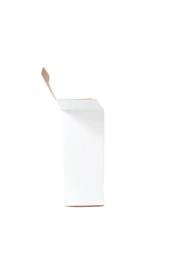 White Tuck Top Paperboard Gift Box 2x2x6 or 2x2x5 Easy Assemble Small ...