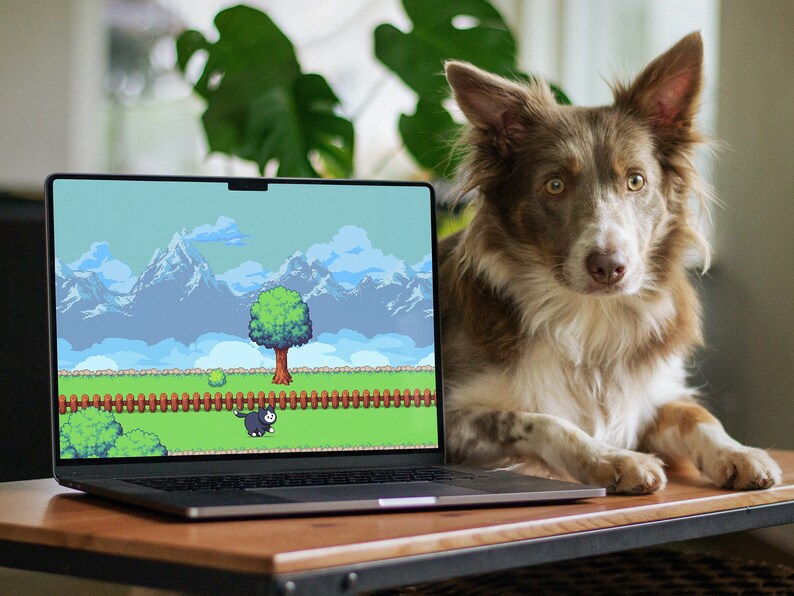 Wordle Type Wordgame & Running Cat Screensaver for Windows, Pixel-art ...