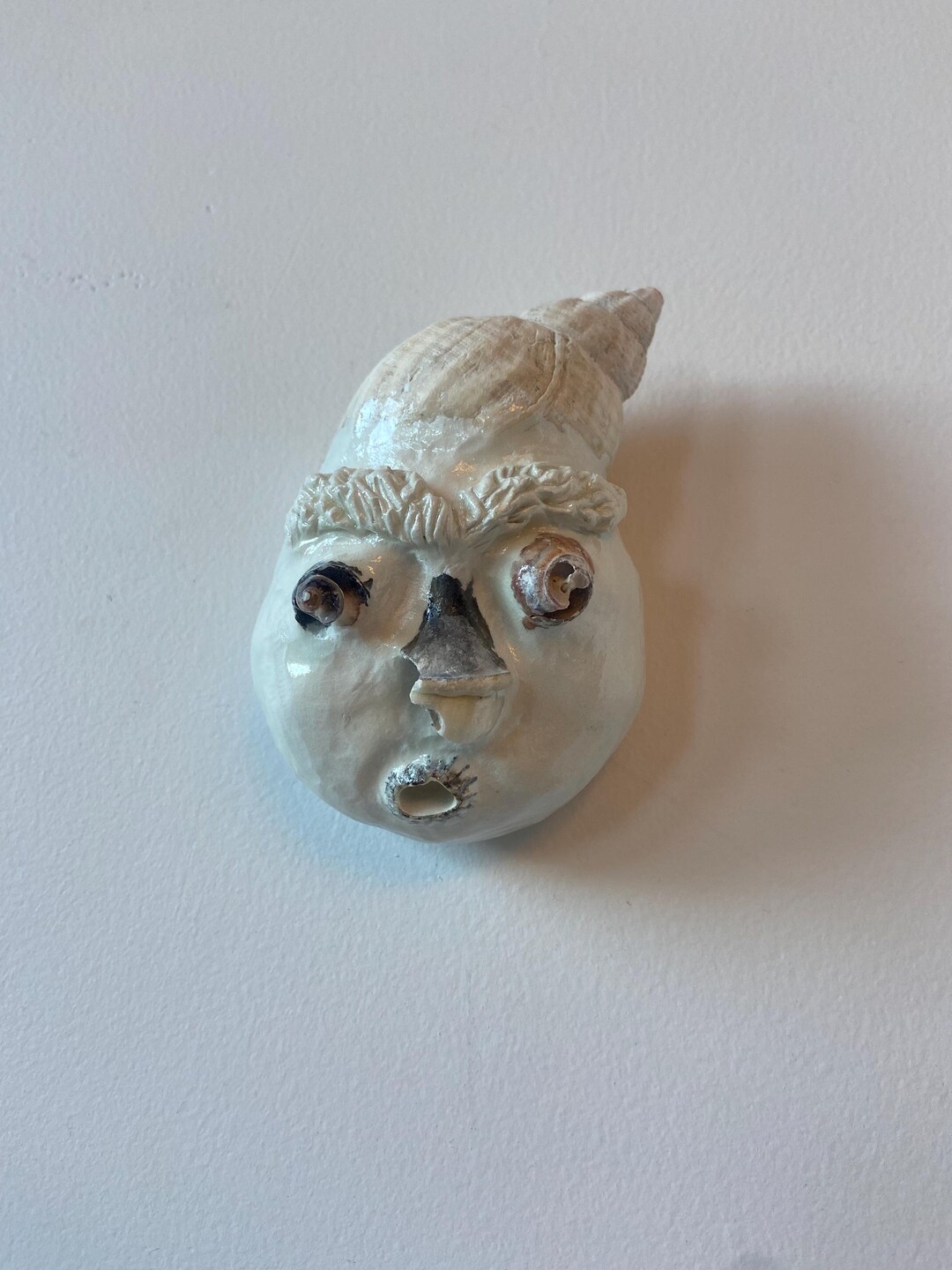 No.24 /// Clay Face Wall Decor Art Wall Hanging Handmade Unique Home ...