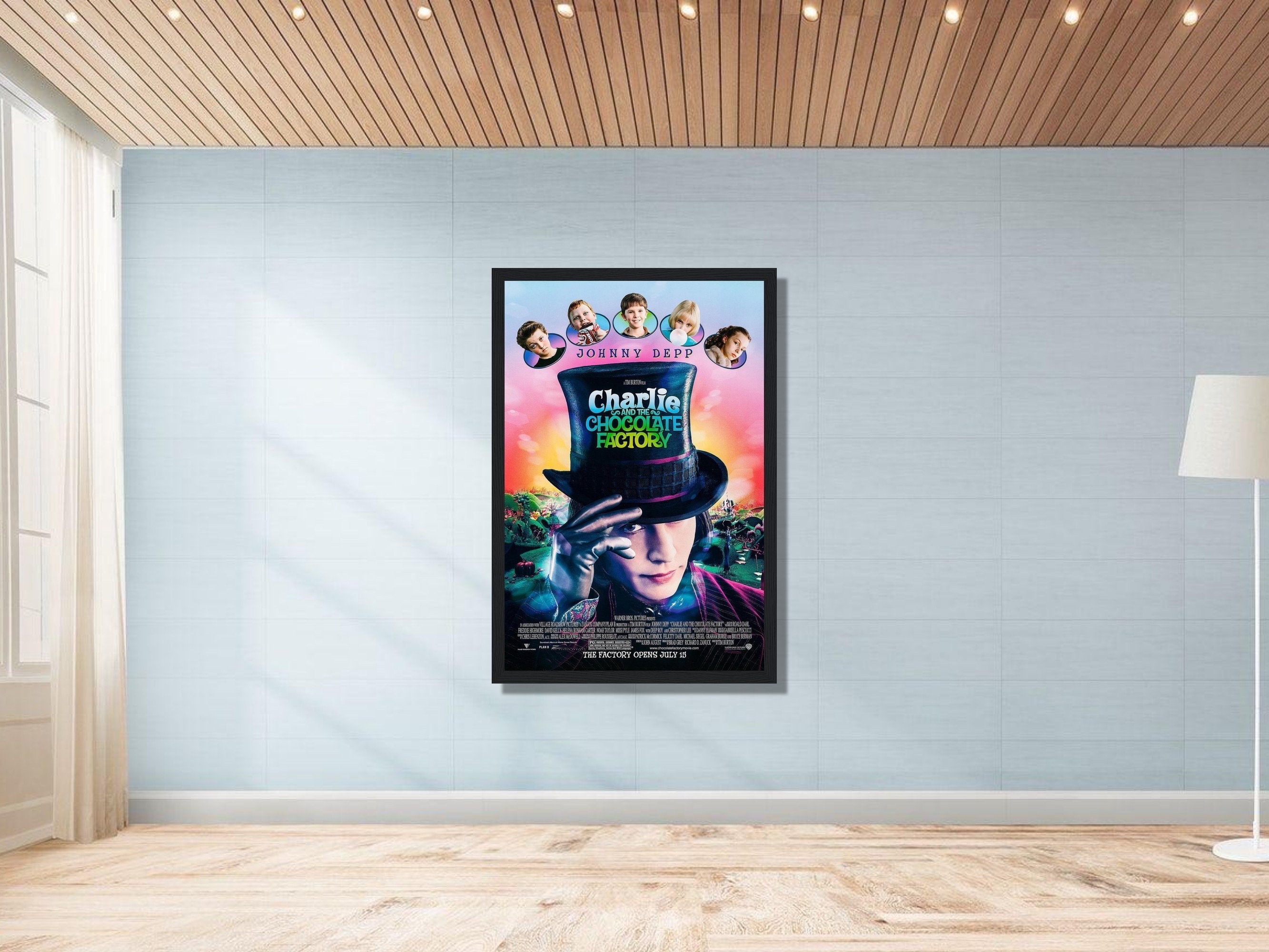 Charlie and the Chocolate Factory Poster, Farmed Poster, Canvas Wall ...