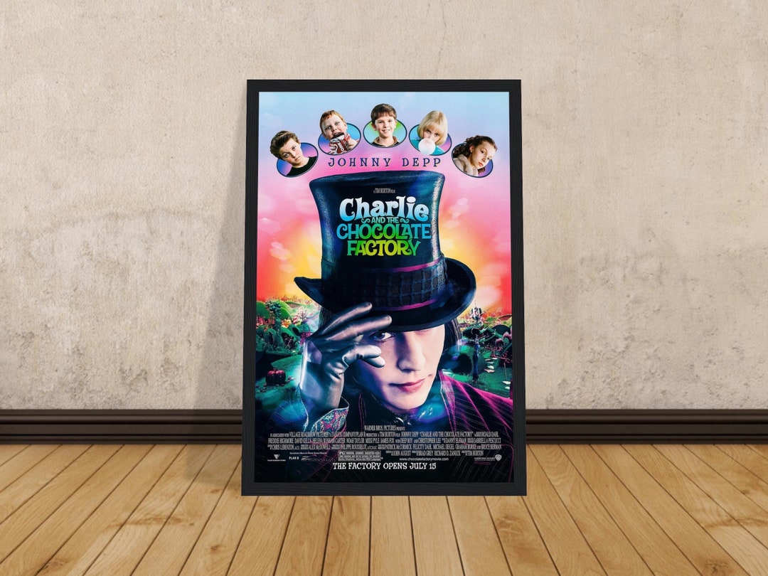 Charlie and the Chocolate Factory Poster, Farmed Poster, Canvas Wall ...