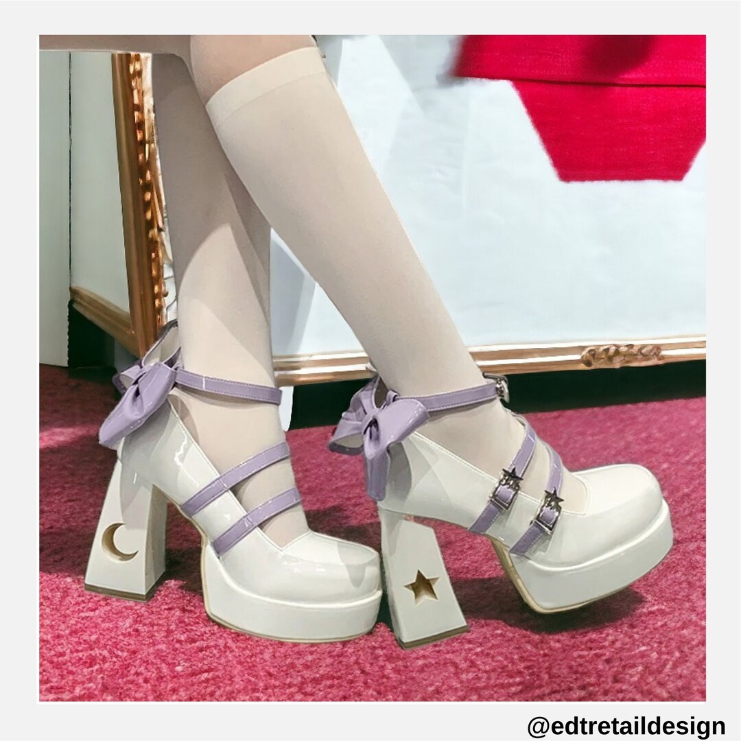 Y2k Chunky Platform High Heels Pumps Women - Etsy