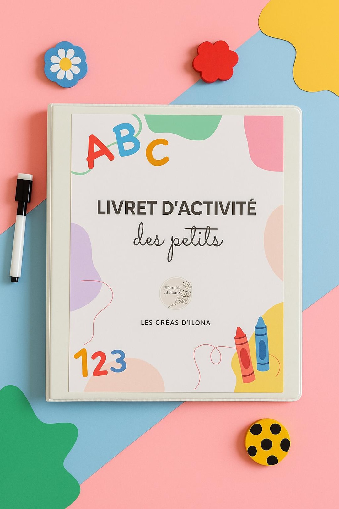 Preschool Activity Binder – Educational Booklet for Young Children – 30 ...