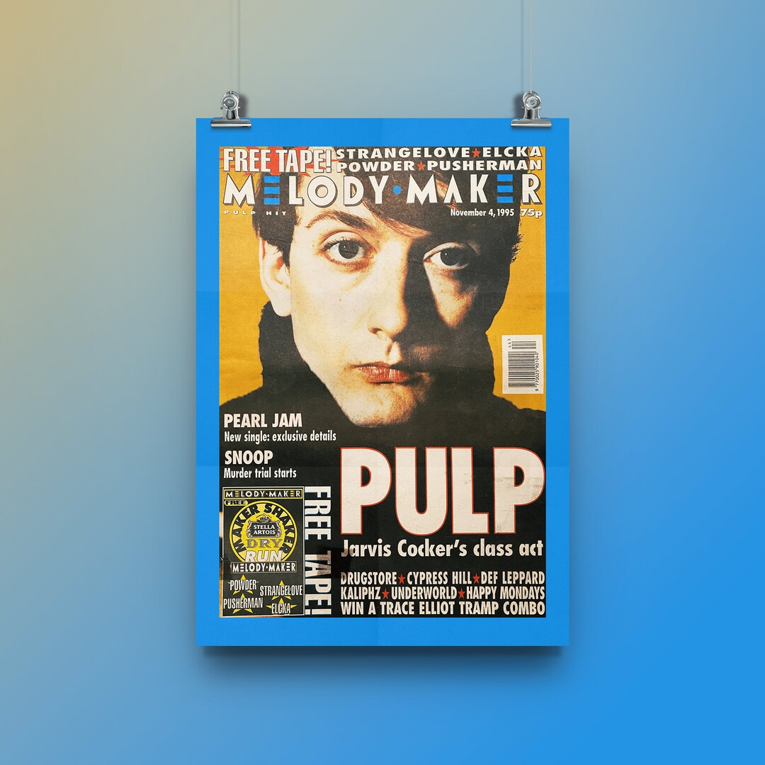 Pulp MAGAZINE ARTIST POSTER Luxury A3 Print Poster - Etsy