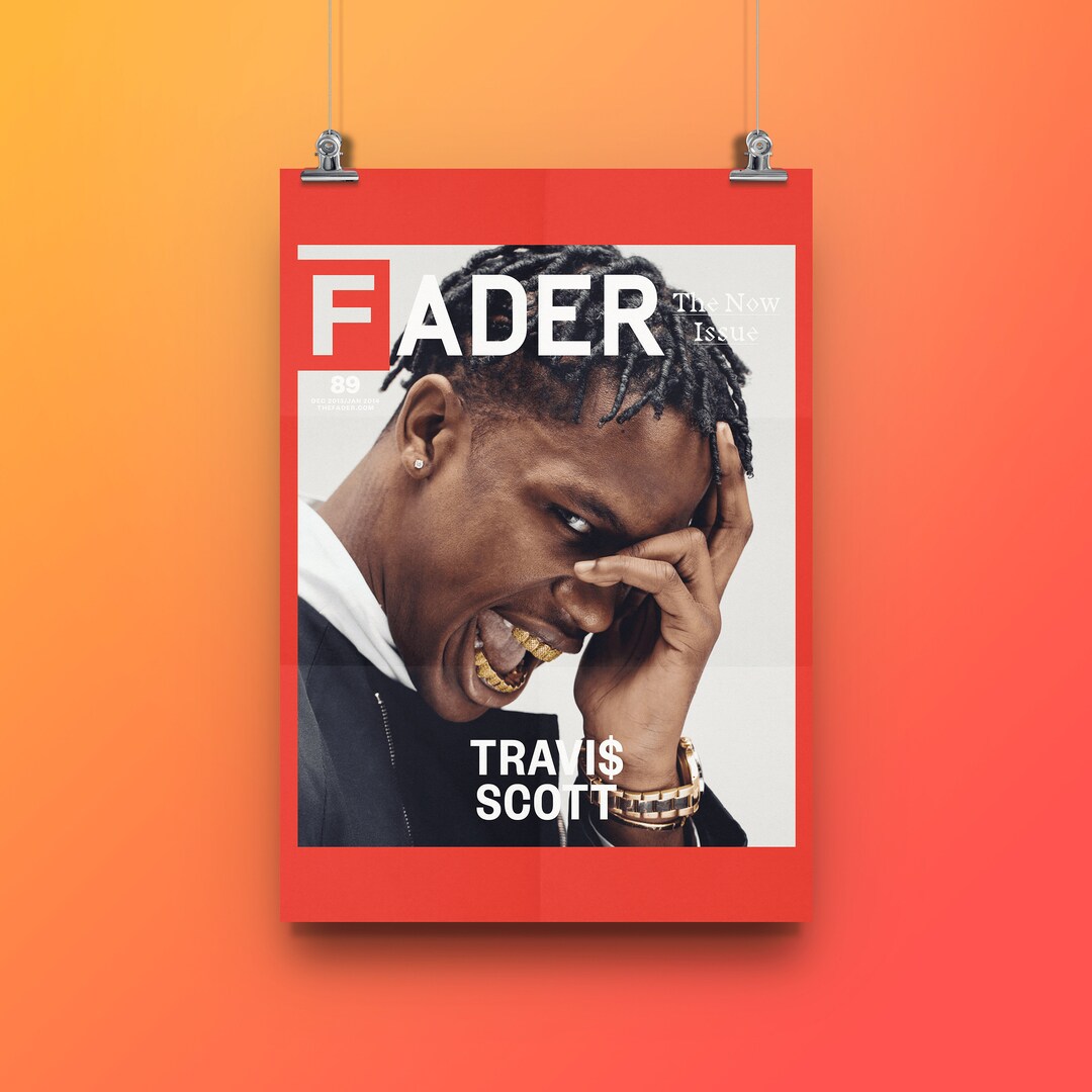 Travis Scott MAGAZINE ARTIST POSTER Luxury A3 Print Poster - Etsy