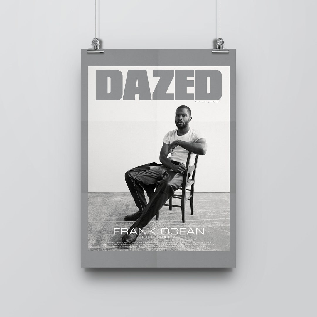 Frank Ocean MAGAZINE ARTIST POSTER Luxury A3 Print Poster - Etsy