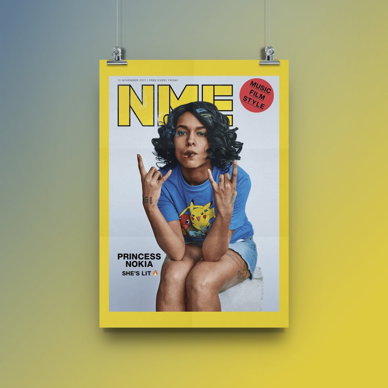 Princess Nokia MAGAZINE ARTIST POSTER Luxury A3 Print Poster - Etsy
