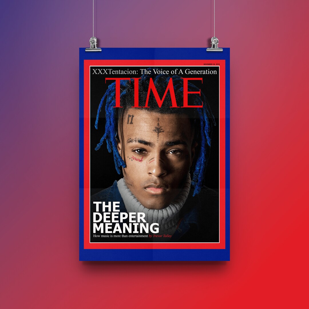 Xxxtentacion MAGAZINE ARTIST POSTER Luxury A3 Print Poster - Etsy