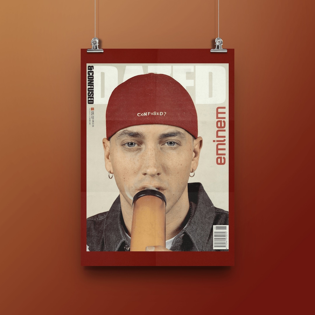 Eminem MAGAZINE ARTIST POSTER Luxury A3 Print Poster - Etsy