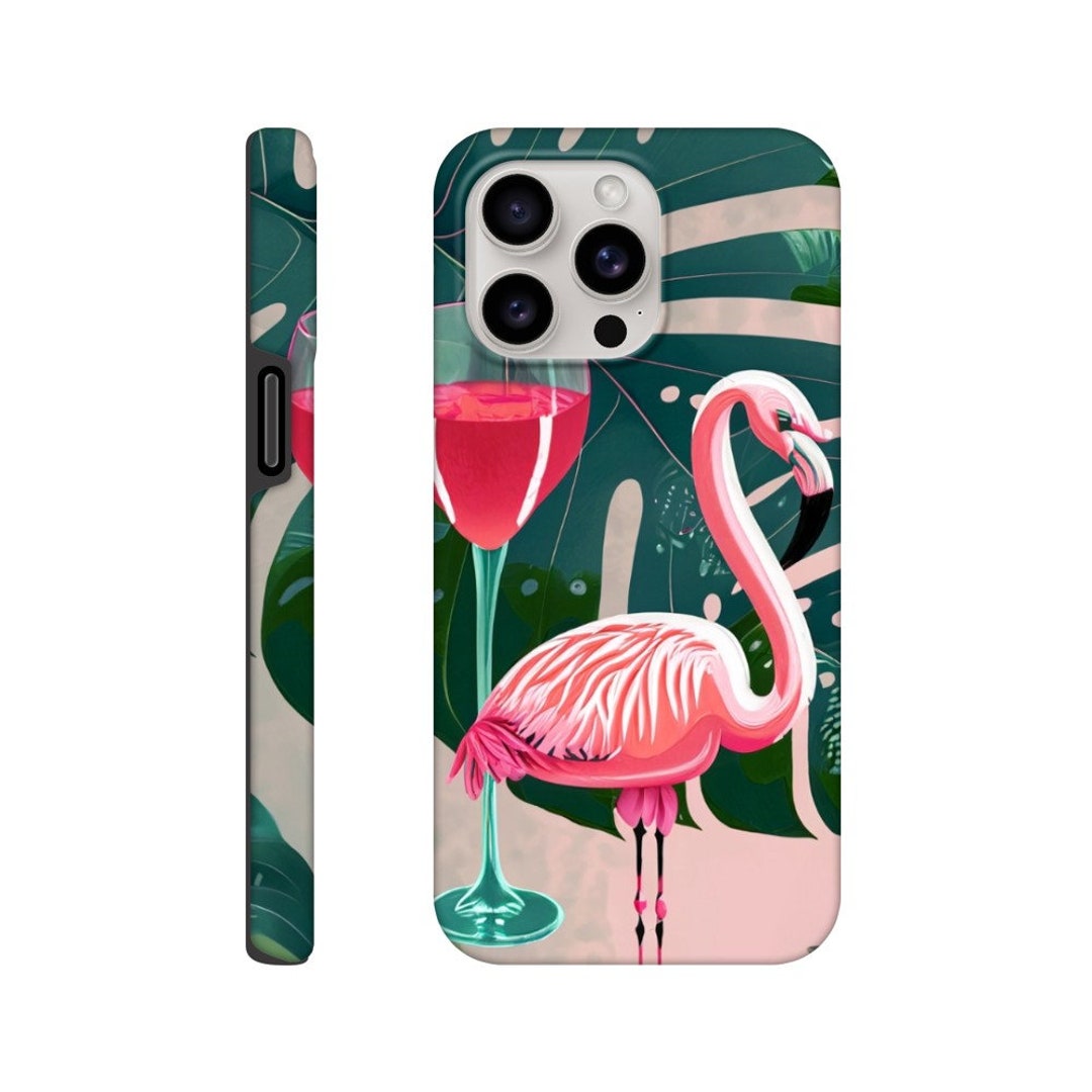 Pink Flamingo Tough Case iPhone 15 Pro, 15 Max 15 Pro Max, 15, 14 Pro ...