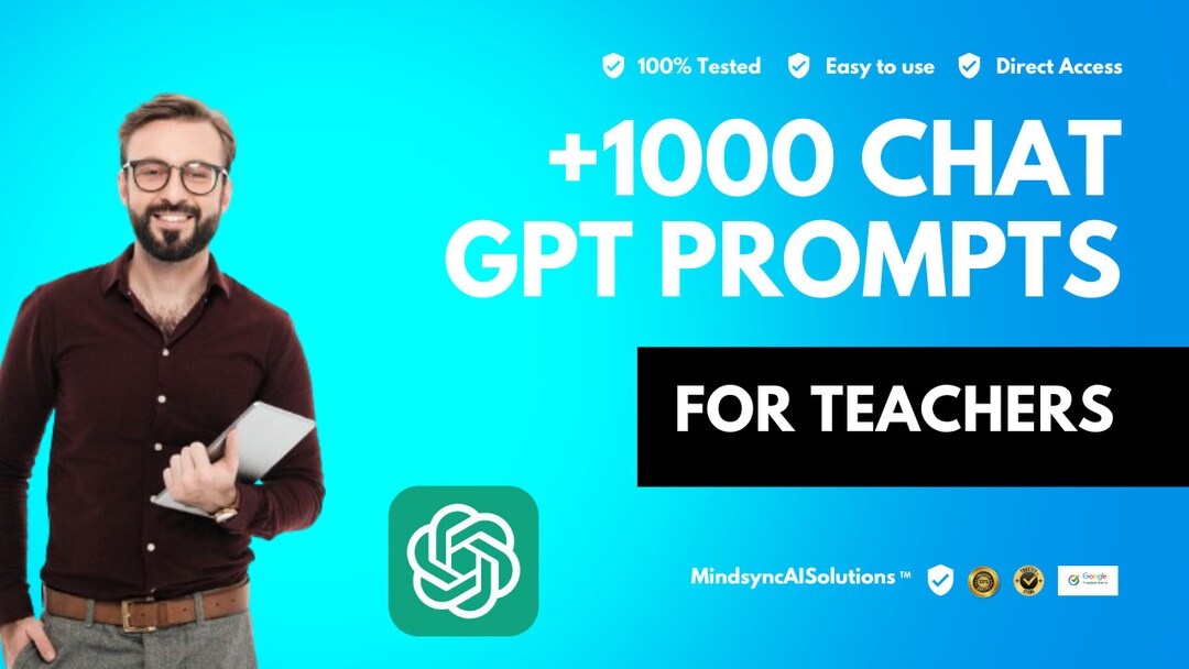 Over 1000 Chatgpt Prompts for Teachers Proven and Tested Extensive ...