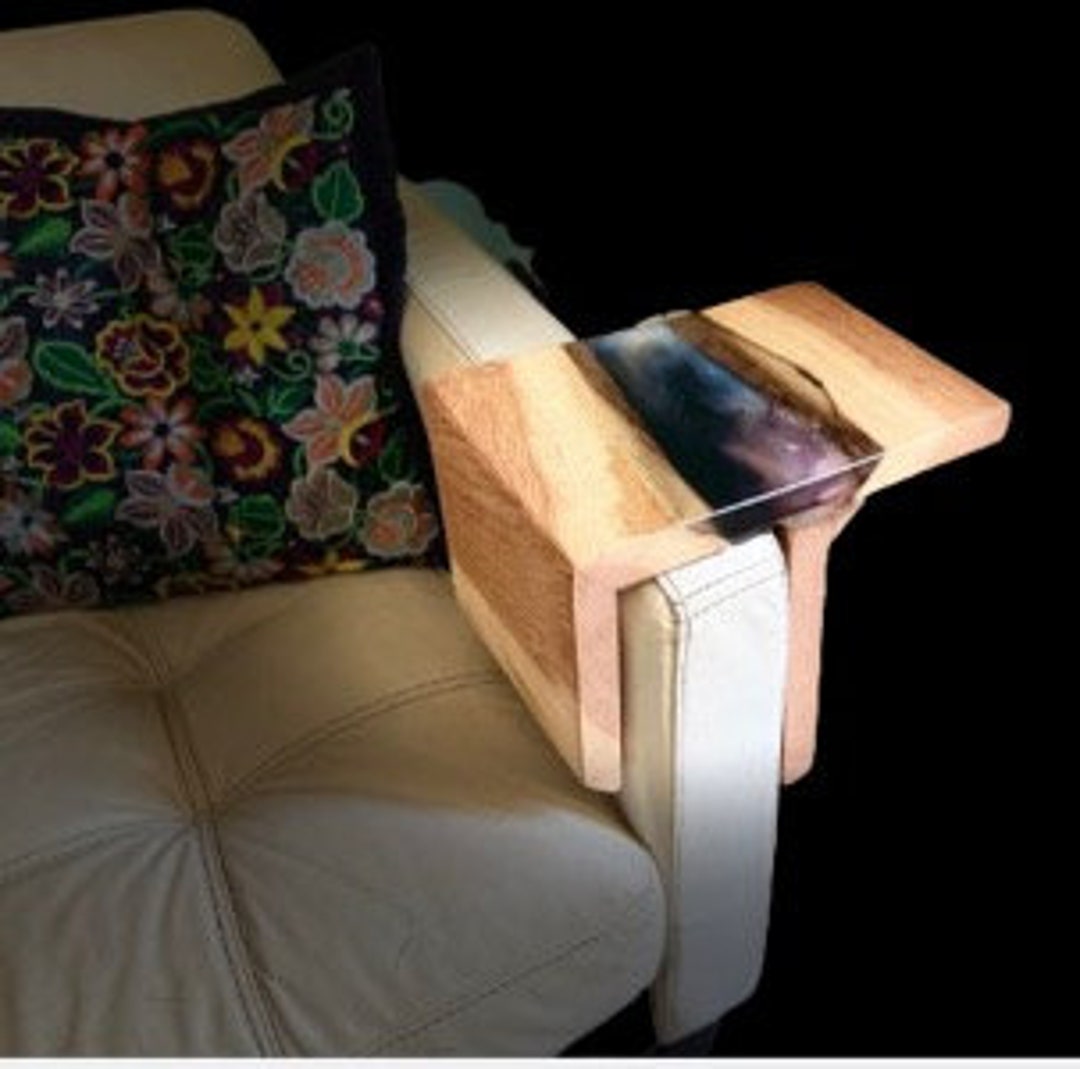 Customizable Resin Design Armrest Table - Etsy