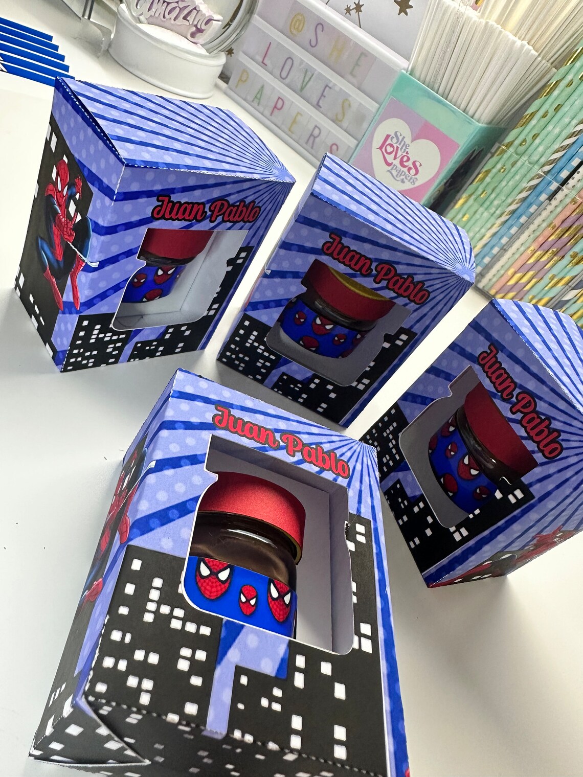 Mini Nutella Box Spiderman, Spiderman Birthday Party, Spiderman Cake ...