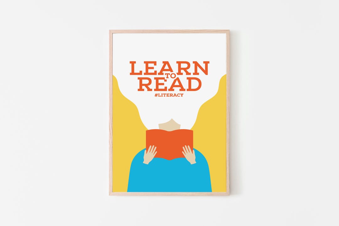 Learn to Read #literacy Digital Poster Classroom, Study Spaces, Reading ...