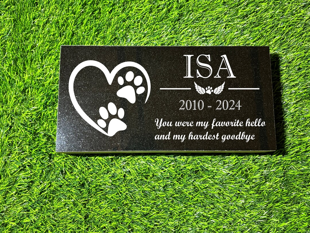 Customized 6x12x2 Granite Memorial Headstone, Memorial Marker, Grave ...