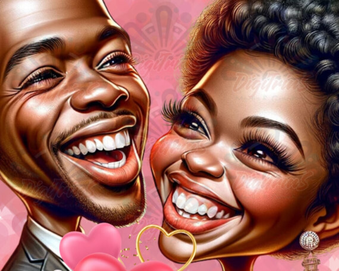 Valentine's Day | Black Love | Printable Cards | Black Art | African ...