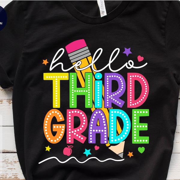 Third Grade Svg - Etsy