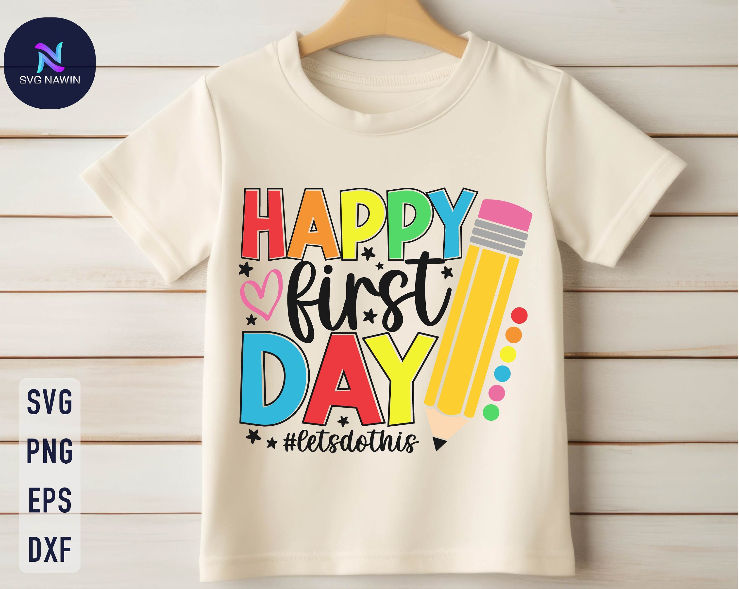 Happy First Day Svg, 1st Day of School Svg, Back to School Svg, Welcome ...