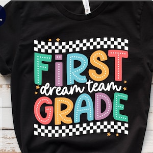 First Grade Dream Team SVG - Back to School Teacher Design (digital ...