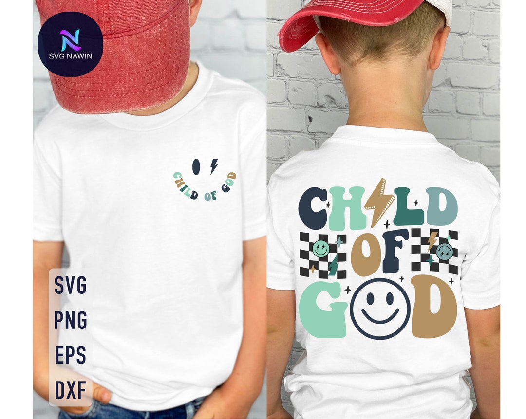 Child of God Svg: Kids Christian Shirt Design (digital Download) - Etsy