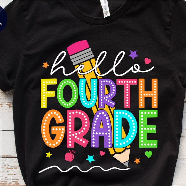 Fourth Grade Svg - Etsy
