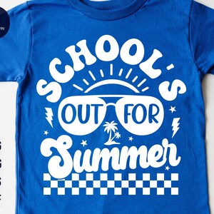 School's Out for Summer SVG: Teacher Vacation Shirt Design (digital ...