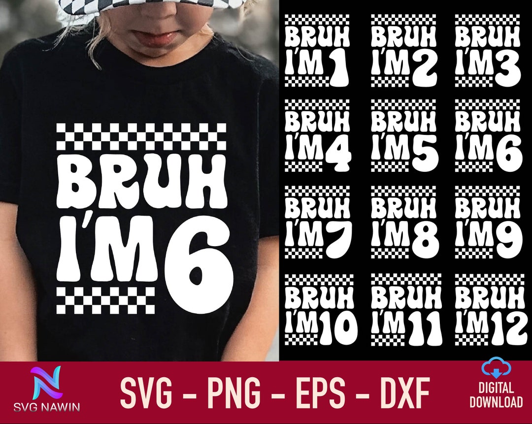 Bruh Birthday Bundle Svg, Bruh Boys Birthday Svg, Birthday Boy Svg ...