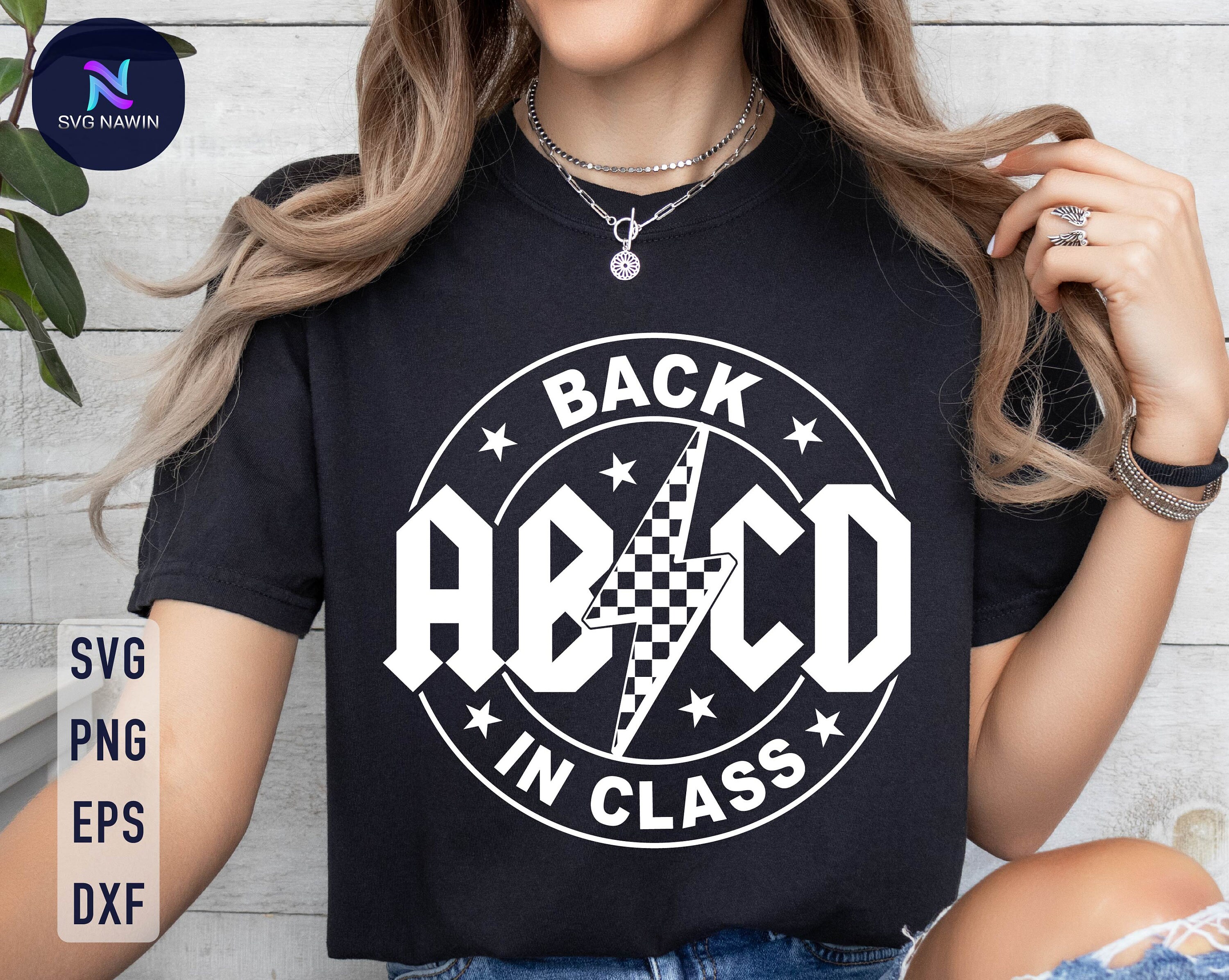 ABCD Back in Class Svg, Back to School Svg, Teacher Appreciation, Retro ...