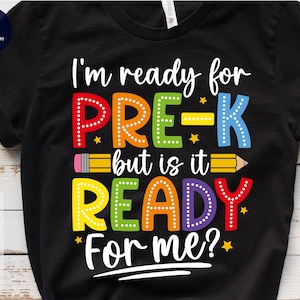 Ready for Pre-k SVG: First Day of School Shirt (digital Download) - Etsy