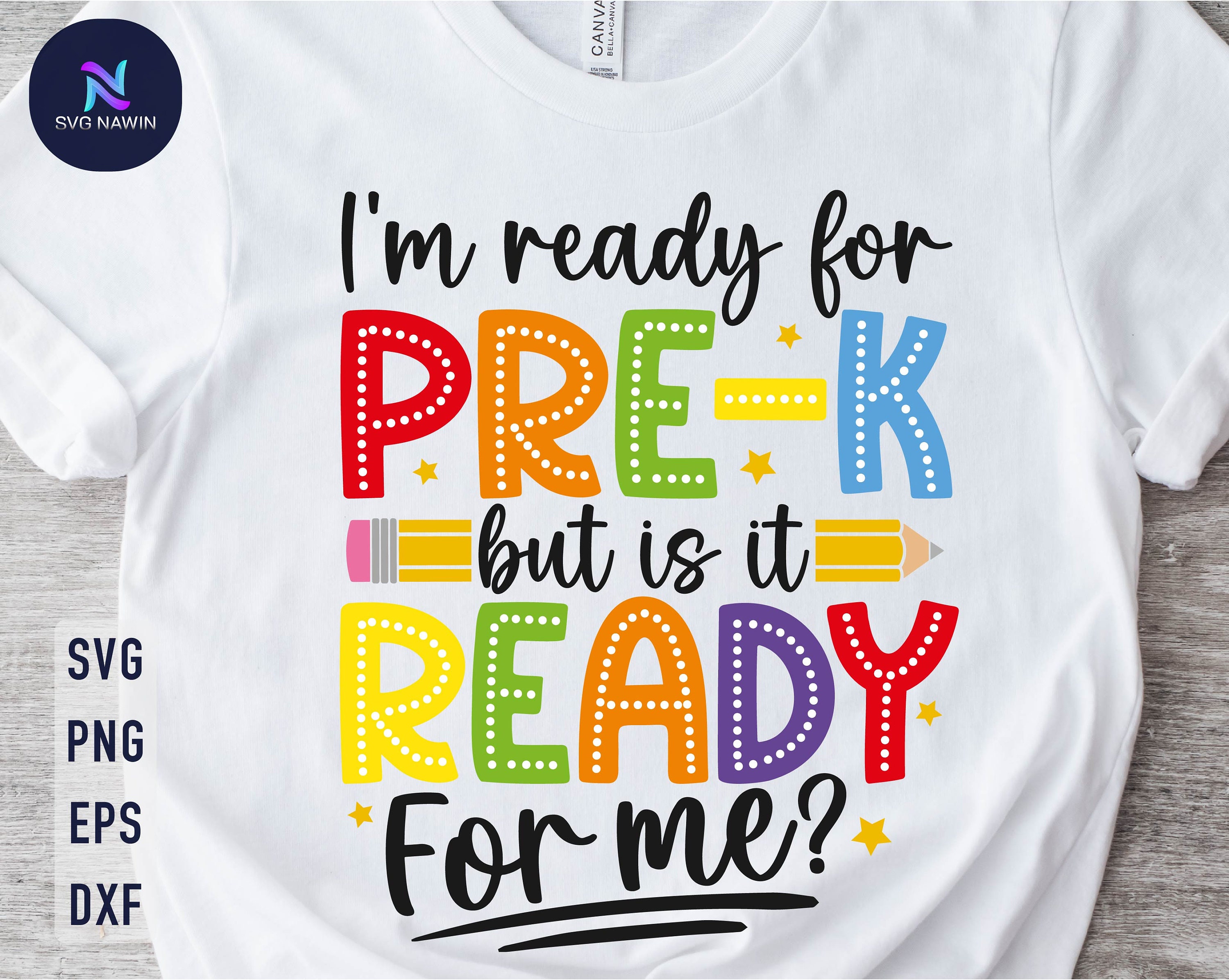 Ready for Pre-k SVG: First Day of School Shirt (digital Download) - Etsy